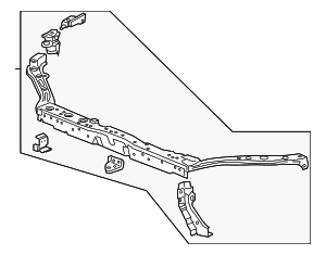 42496075 - Front End Upper Tie Bar 2017 GM | Chevrolet Parts Direct