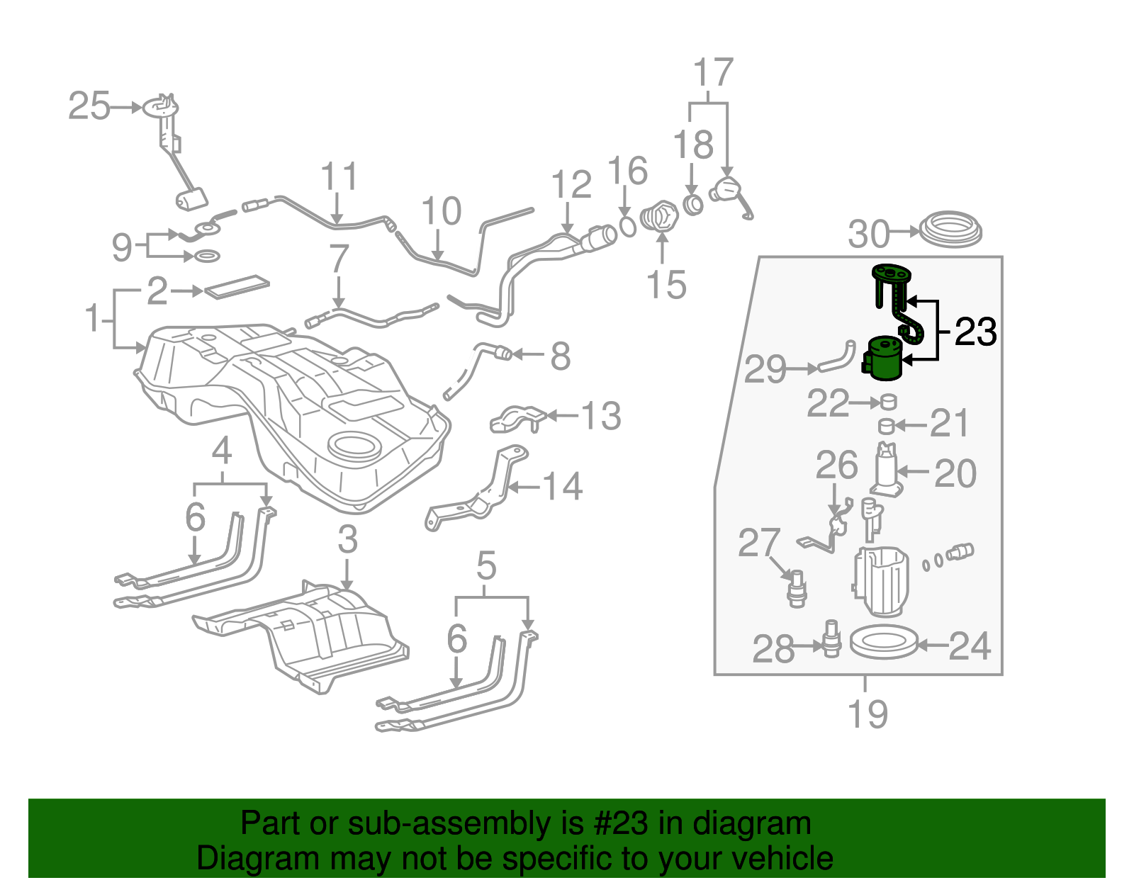 77024-53040 - Fuel Filter - 2008-2014 Lexus IS F | My L Parts