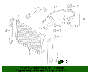17117593779 - 2011-2018 BMW Support Bracket Lower Bracket (17-11-7-593 ...