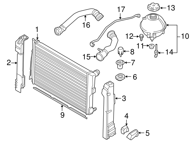 Genuine BMW 17-11-8-623-369 | Radiator Assembly | FREE Shipping on Most ...