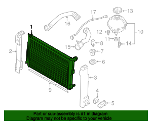Genuine BMW 17-11-8-623-369 | Radiator Assembly | FREE Shipping on Most ...