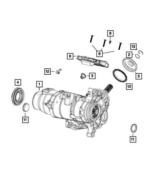 Transfer Case Assembly for 2015 Jeep Cherokee | Mopar eStore