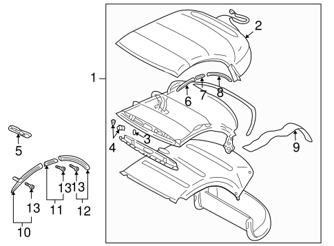 Cover & Components for 2008 Mitsubishi Eclipse | Mitsubishi Parts Central