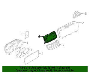 2016-2020 Jaguar XF Display Unit T2H8088 | OEM Euro Parts