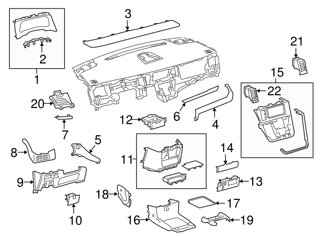 55620-08050 - Cup Holder - 2015-2020 Toyota Sienna | OEM Parts To You