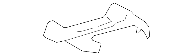 55479-08040-E0 - Lower Panel Cover Plate - 2015-2020 Toyota Sienna ...