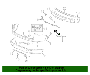 2002-2025 GM Multi-Purpose Nut 11546868 GM | GMPartsDirect.com