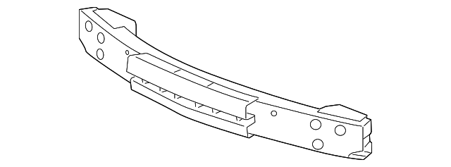 2007-2012 GM Rear Bumper Impact Bar 22806745 GM | GMPartsDirect.com