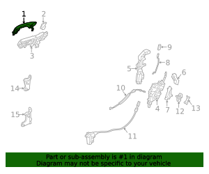 099-760-19-01-5890 - Exterior Door Handle 2017-2023 Mercedes-Benz ...
