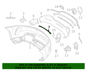 190-831-28-00-64 - Water Deflector 2016-2021 Mercedes-Benz | Mercedes ...