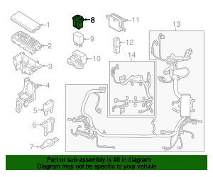 2008-2021 Ford Circuit Breaker D9AZ-14526-A | TascaParts.com