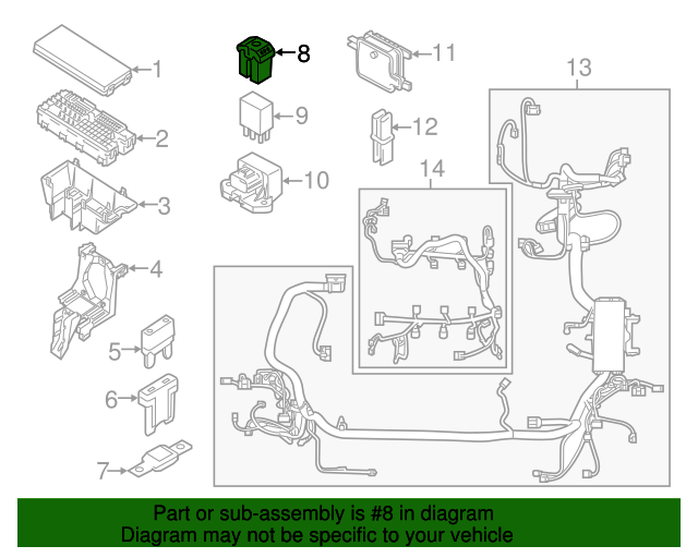 2008-2024 Ford Circuit Breaker D9AZ-14526-A | Varsity Ford
