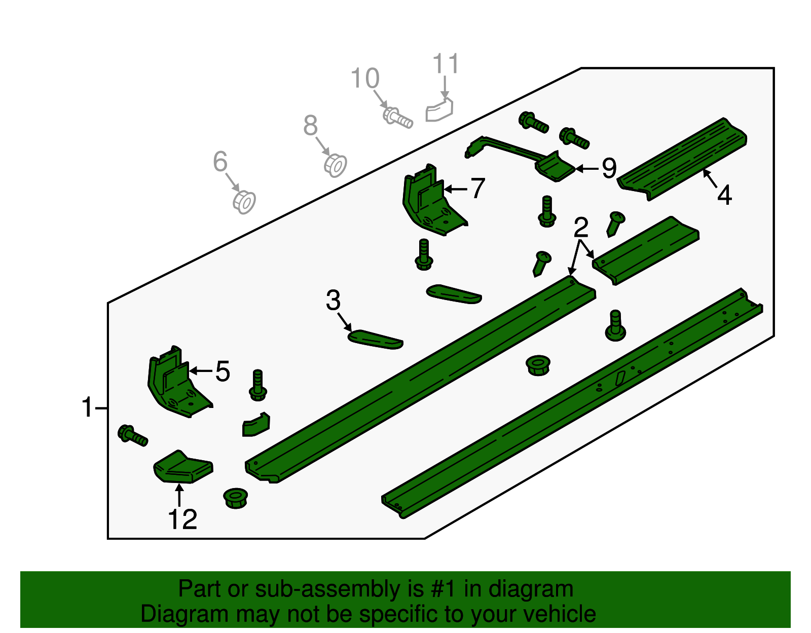 Genuine OEM Ford Part - Running Board HC3Z-16450-PA | Genuine OEM Ford ...