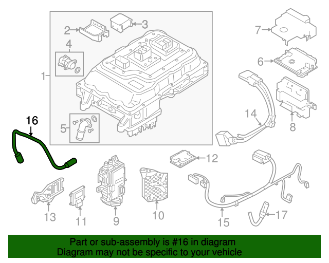 Genuine BMW 12-43-7-647-012 | Cable | FREE Shipping on Most Orders $499 ...