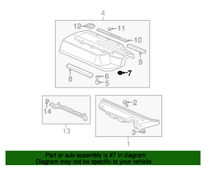 1986-2020 Acura Nut, Push (3MM) 90301-ST0-003 | OEMAcuraPart
