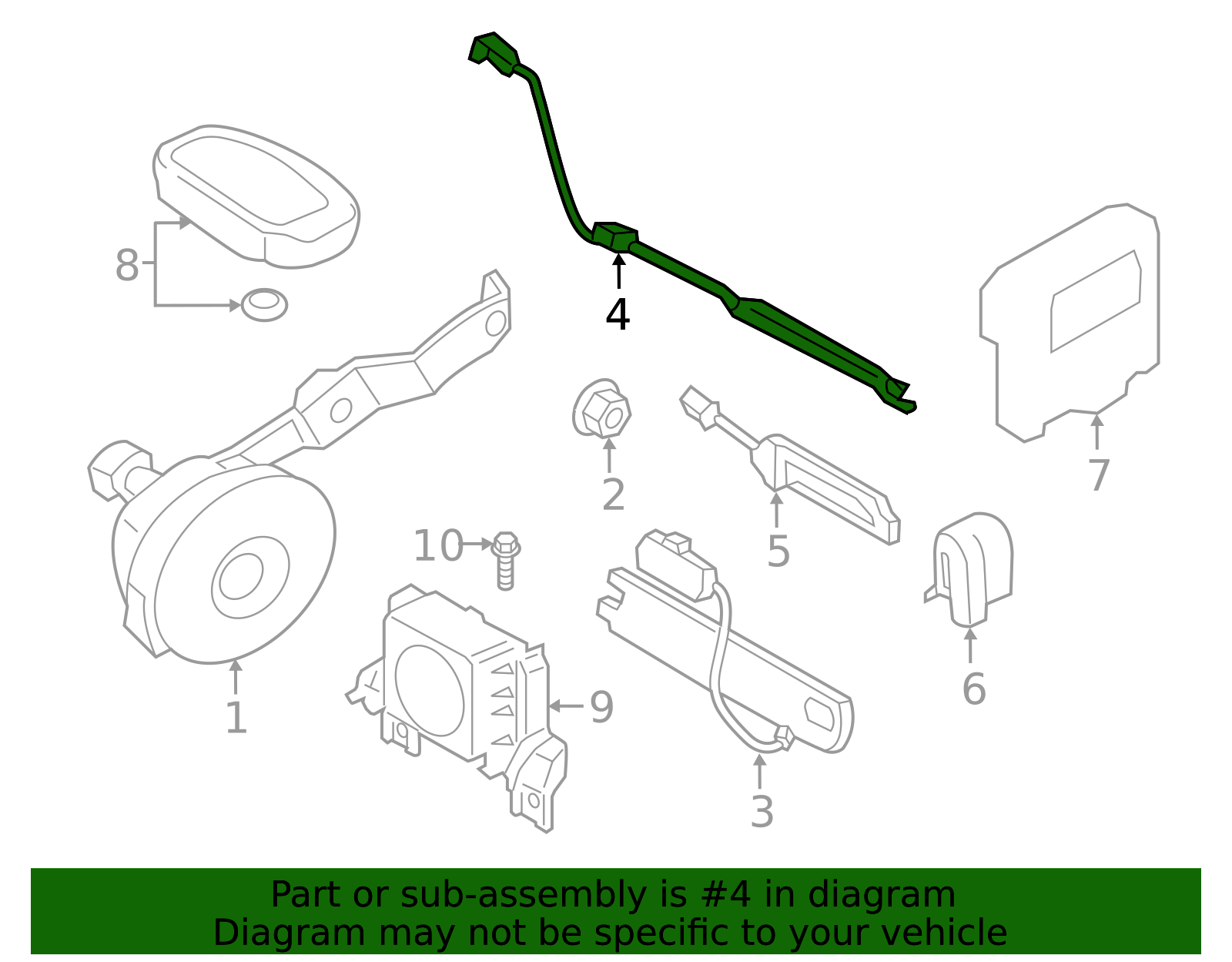 2018-2023 Hyundai Antenna 95460-J9000 | OEM Hyundai Parts
