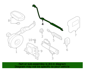 2018-2023 Hyundai Antenna 95460-J9000 | OEM Hyundai Parts