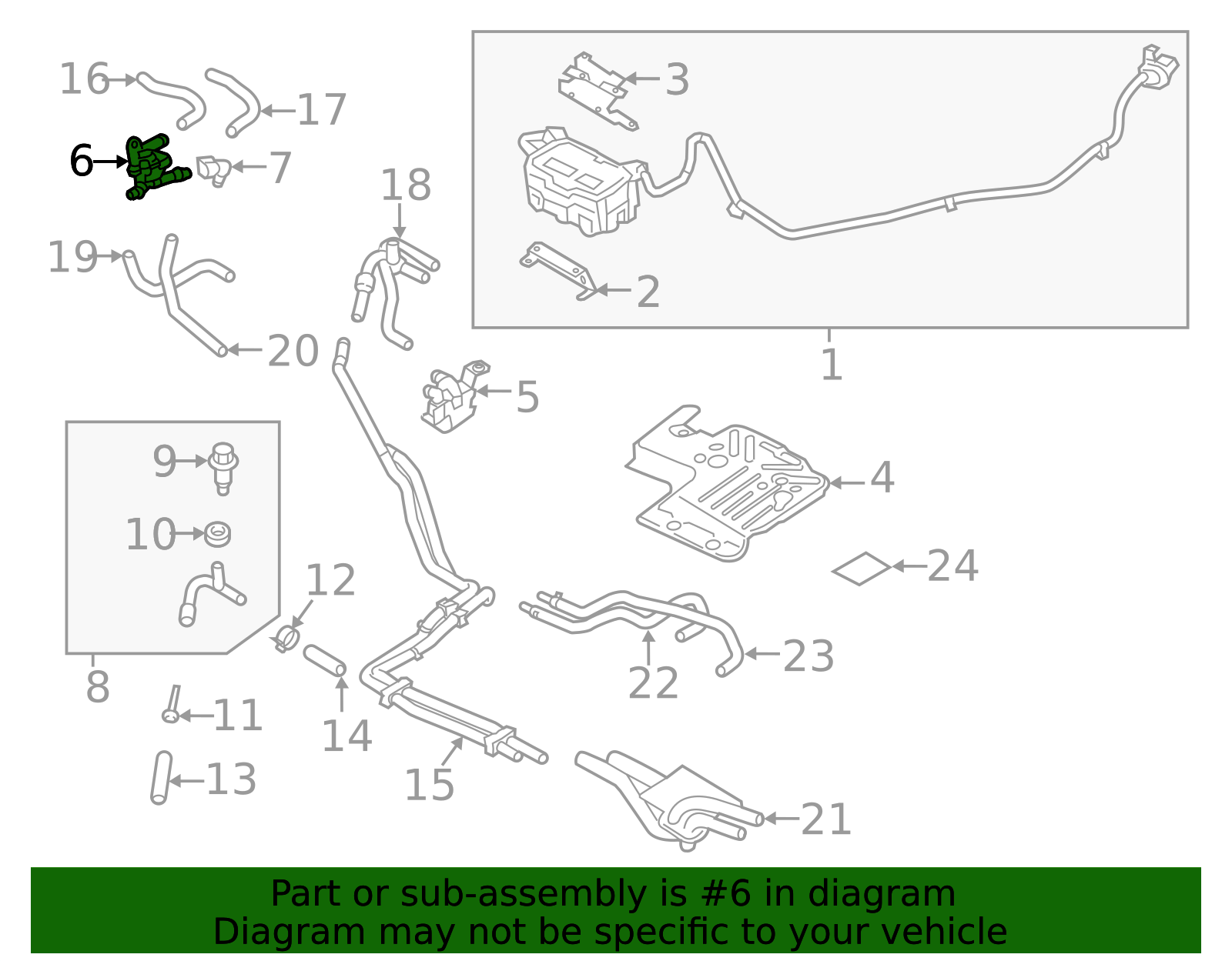 92486W000P - Heater Valve 2018-2022 Mitsubishi Outlander PHEV ...