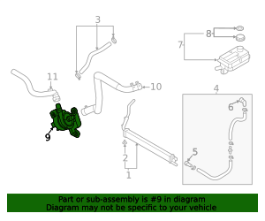 375W5-P4500 - Drive Motor Inverter Cooler Water Pump 2021-2024 Kia ...