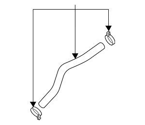 25435-P4000 - Upper Hose 2021-2024 Kia Sorento | Kia.Parts Store