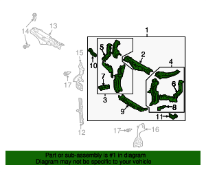 2006-2008 Lexus RX400h Radiator Support 53201-48031 | OEM Parts Online