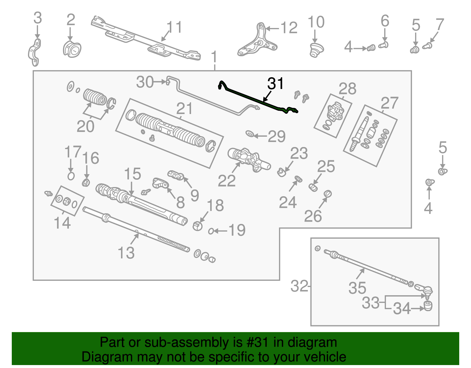 53671-S9A-A01 - Oil Tube 2002-2011 Honda | Honda Parts Online