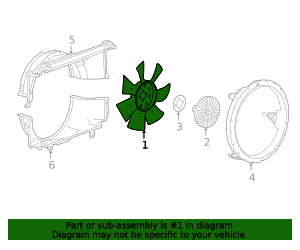 2021 GM Fan Blade 84723175 | GMPartsDirect.com