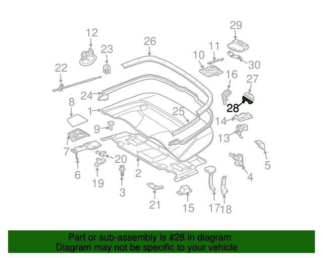 209-758-00-39 - Cable Guide 2004-2017 Mercedes-Benz | Mercedes-Benz USA ...