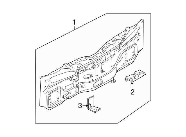 2007-2012 Nissan Versa Rear Body Panel G9110-ZW4MA | Temecula Nissan Parts