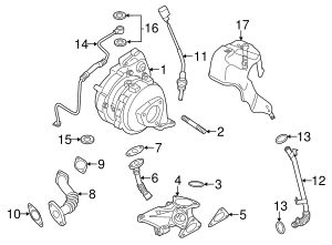 2009-2012 Volkswagen Touareg Turbocharger 059-145-873-F | OEM Parts Online