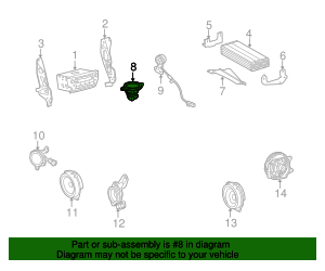 2013-2015 Lexus Amplifier 86280-0WB20 | OEM Parts Online