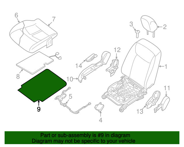 2013-2024 Nissan LEAF Silencer 873E6-3NF0A | Temecula Nissan Parts