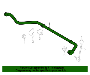 2015-2019 Land Rover Stabilizer Bar LR067053 | OEM Parts Online