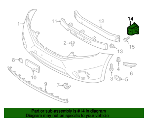62211-1JA0A - Stay 2011-2017 Nissan Quest | Nissan Parts & Accessories ...