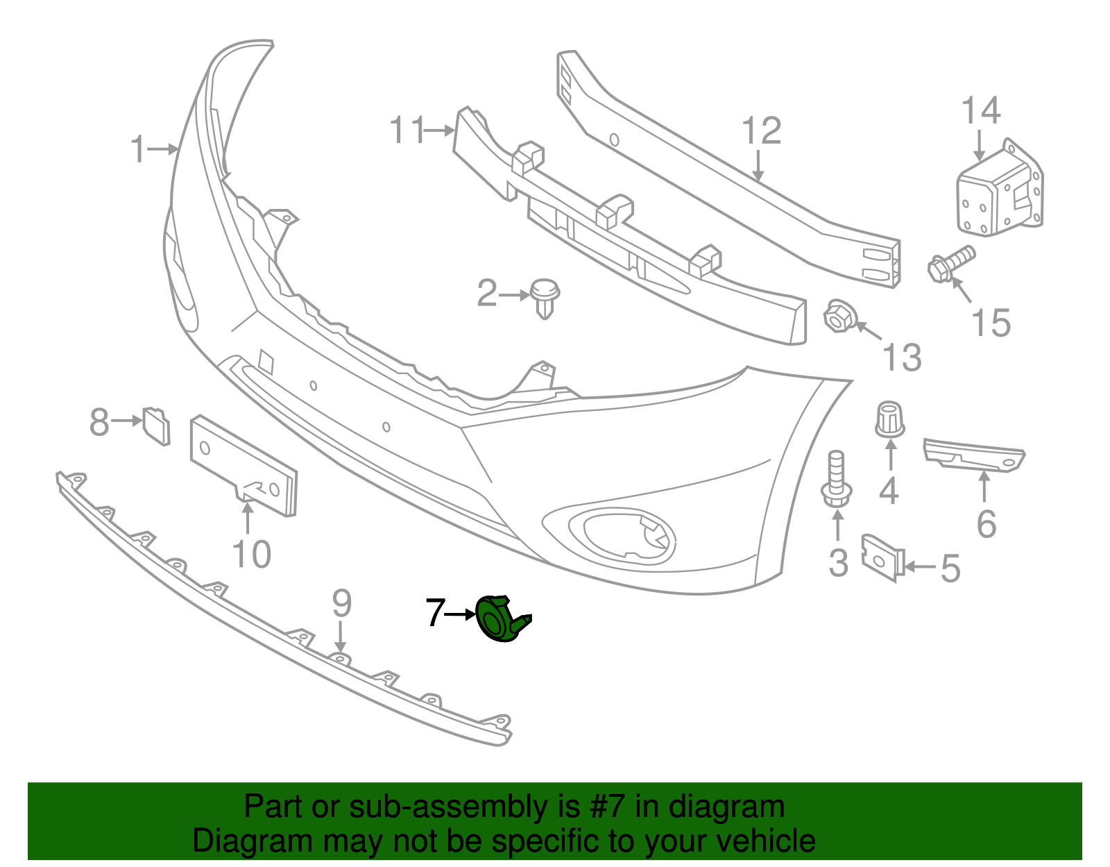 2009-2017 Nissan Hole Cover 62257-3GP5A | Nissan Parts Central