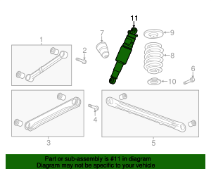 84176675 - Rear Air Lift Shock Absorber 2015-2020 GM | GMPartsNow