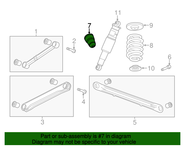 2007-2020 GM Rear Suspension Jounce Bumper 15115208 GM | GMPartsDirect.com
