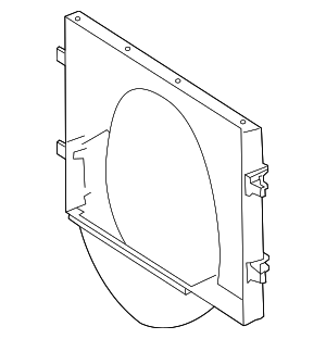 906-505-08-55 - Fan Shroud 2014-2022 Mercedes-Benz | Mercedes-Benz USA ...