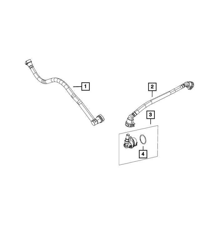 2017-2025 Chrysler PCV Hose 68217313AC | Mopar eStore