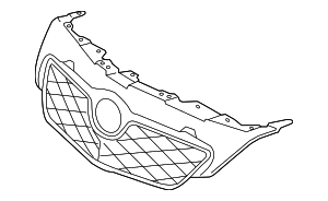 2009-2010 Toyota Corolla Grille 53111-02450 | Toyota Parts Center