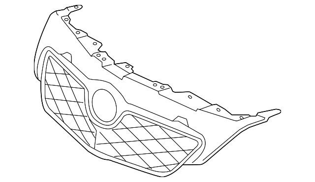 2009-2010 Toyota Corolla Grille 53111-12B30 | Toyota Parts Center