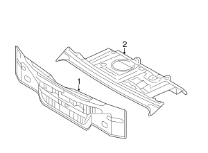 2011-2015 Hyundai Sonata Rear Body Panel 69100-3S000 | QuirkParts