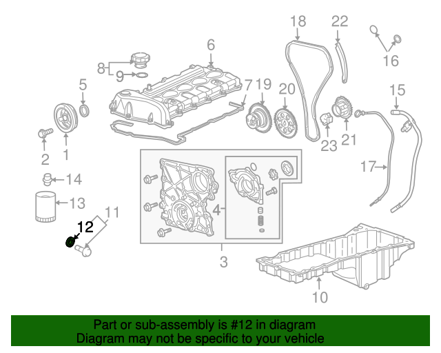 Drain Plug Seal - GM (12616850) | OEM GM Parts