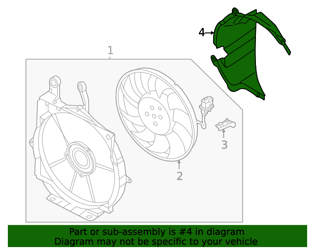 2022-2024 Audi e-tron GT Duct 9J1-121-674-A | OEM Parts Online
