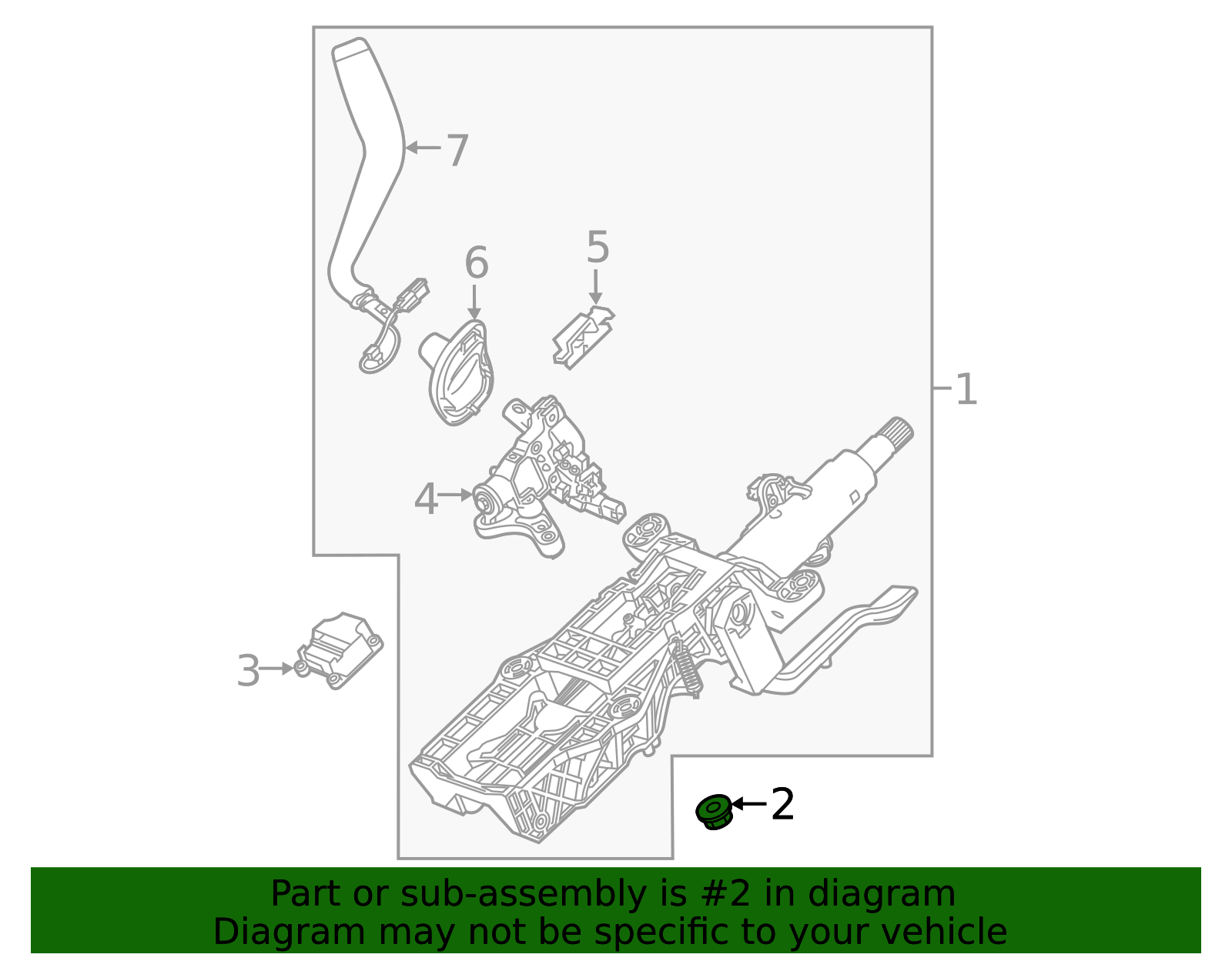 2010-2025 GM Multi-Purpose Nut 11588293 GM | GMPartsDirect.com