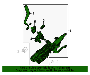 2022-2023 GM Column Assembly 85103646 | QuirkParts