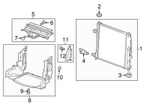 2014-2019 Cadillac CTS Radiator 22990687 | Auto Parts Express