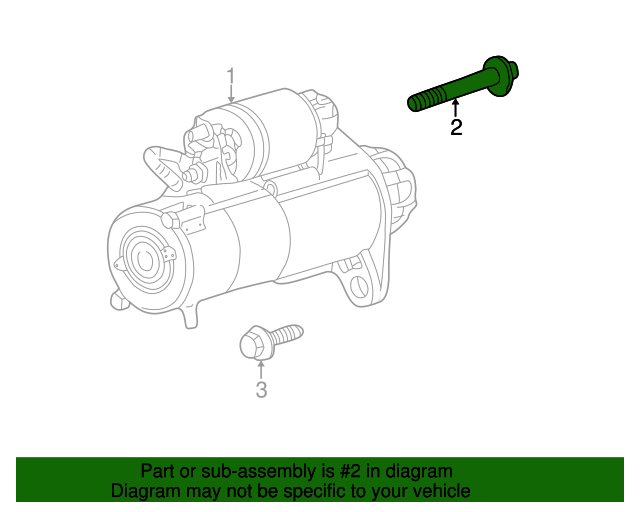 1984-2001 GM M12x1.75x70 Multi-Purpose Bolt 11515783 GM | GMPartsDirect.com