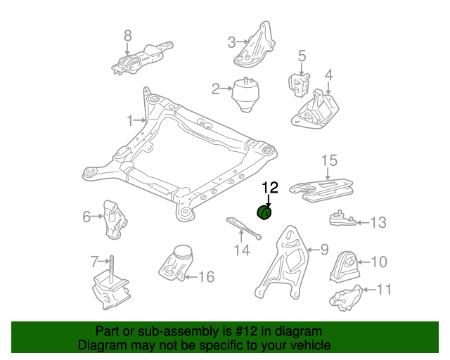 9434263 - Bushing - 1998-2004 Volvo | Volvo OEM Parts Direct