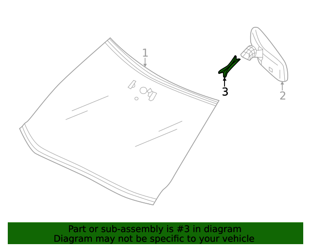 2008-2020 Infiniti Mirror Inside Cover 96329-CF00A | OEM Parts Online